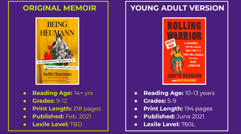 All Community Read: Teaching Rolling Warrior and Being Heumann